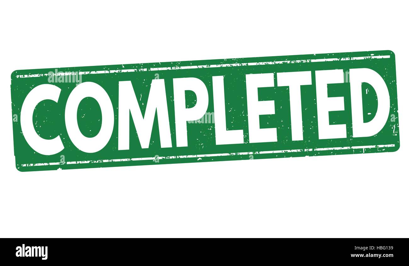 Completed stamp sign seal hi-res stock photography and images - Alamy