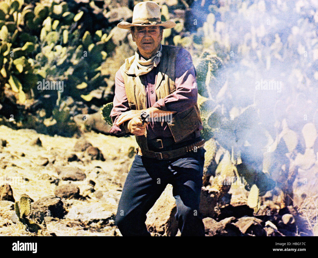 THE TRAIN ROBBERS, John Wayne, 1973 Stock Photo - Alamy