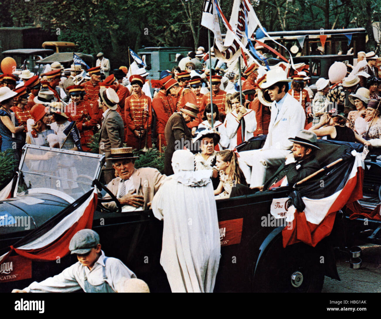 THE TROUBLE WITH GIRLS, in back seat from left: Patsy Garrett, Linda ...