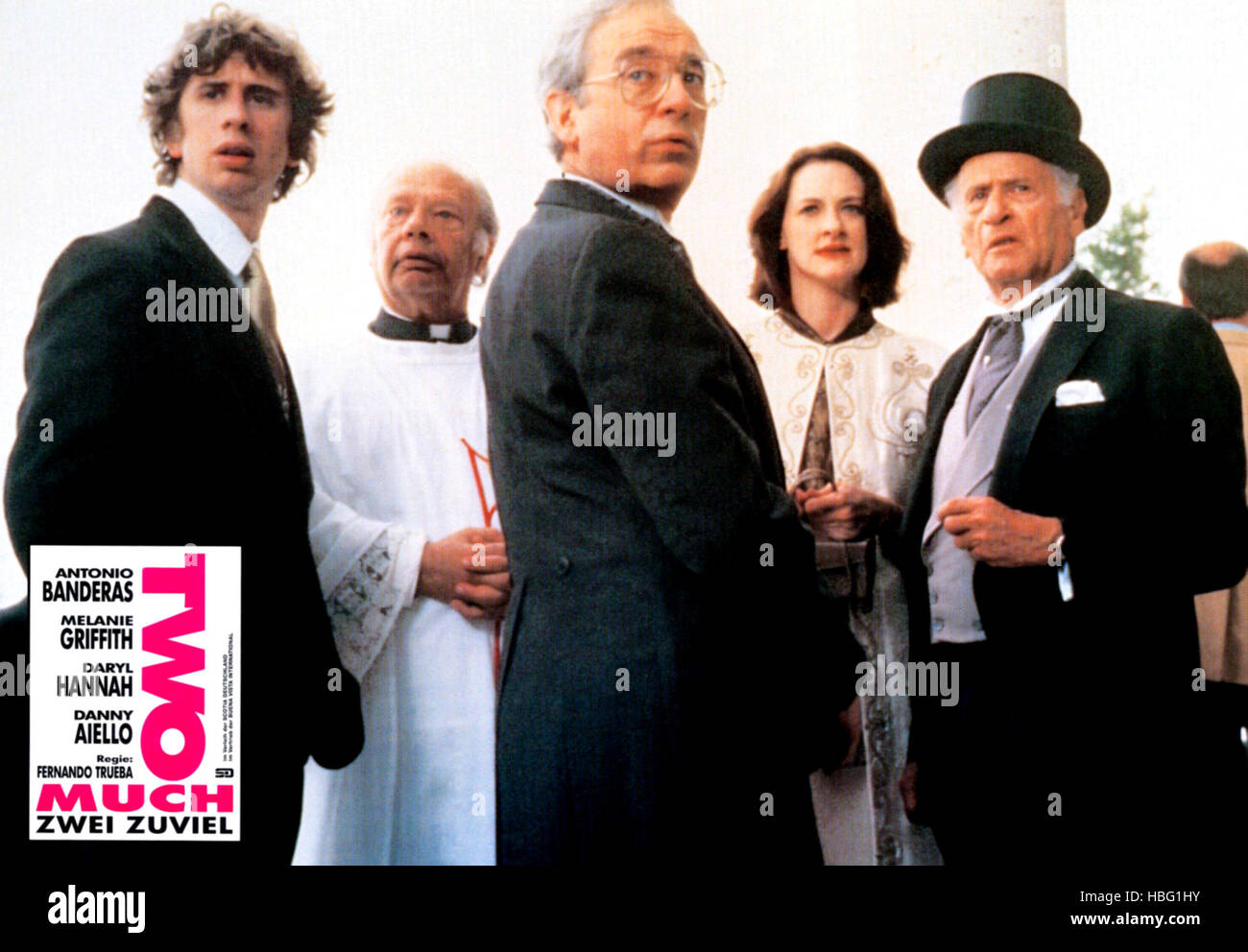 TWO MUCH, from left: Gabino Diego, Allan Rich, Austin Pendleton, Joan ...
