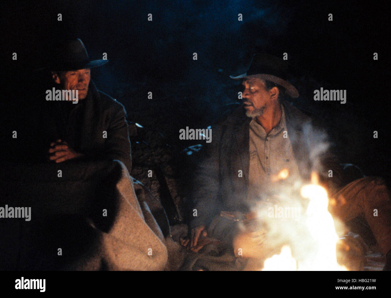 UNFORGIVEN, Clint Eastwood, Morgan Freeman, 1992 Stock Photo - Alamy