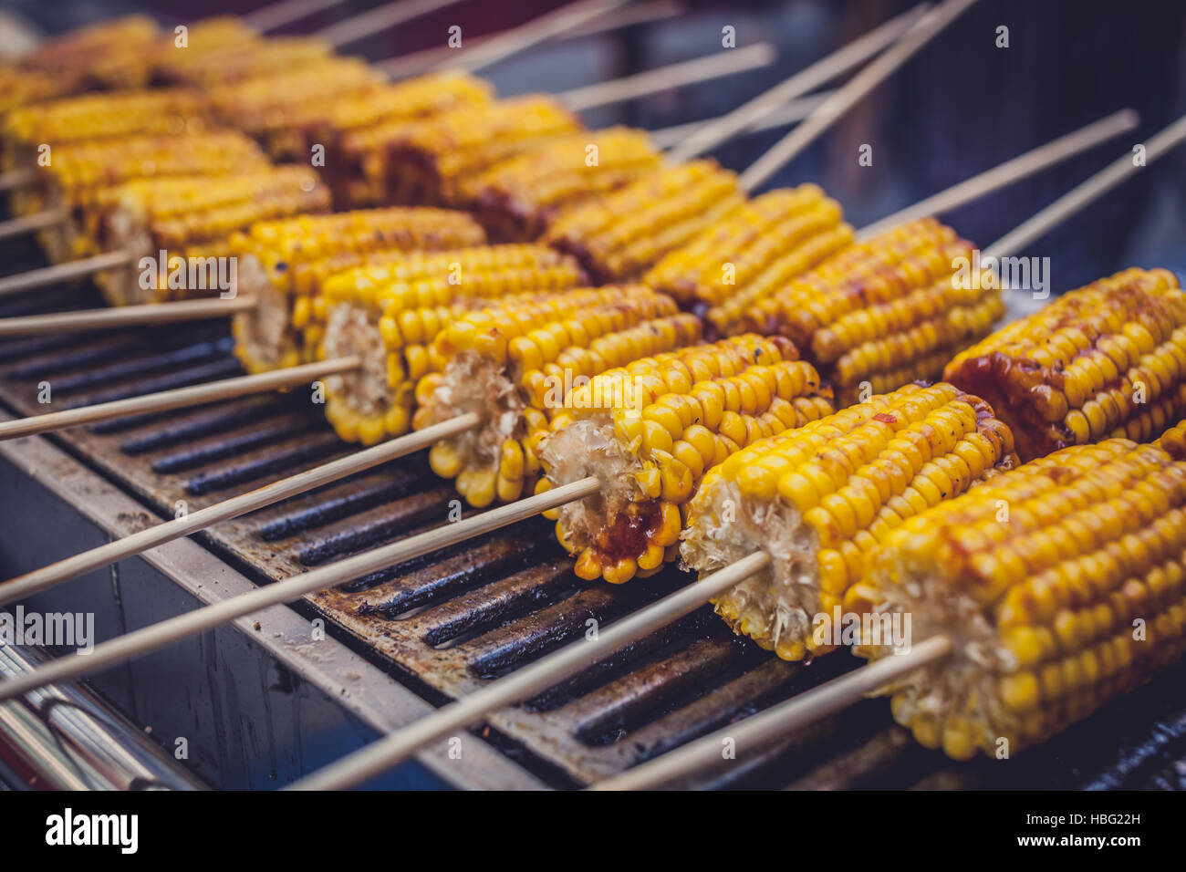 Chargrilled corn hi-res stock photography and images - Alamy