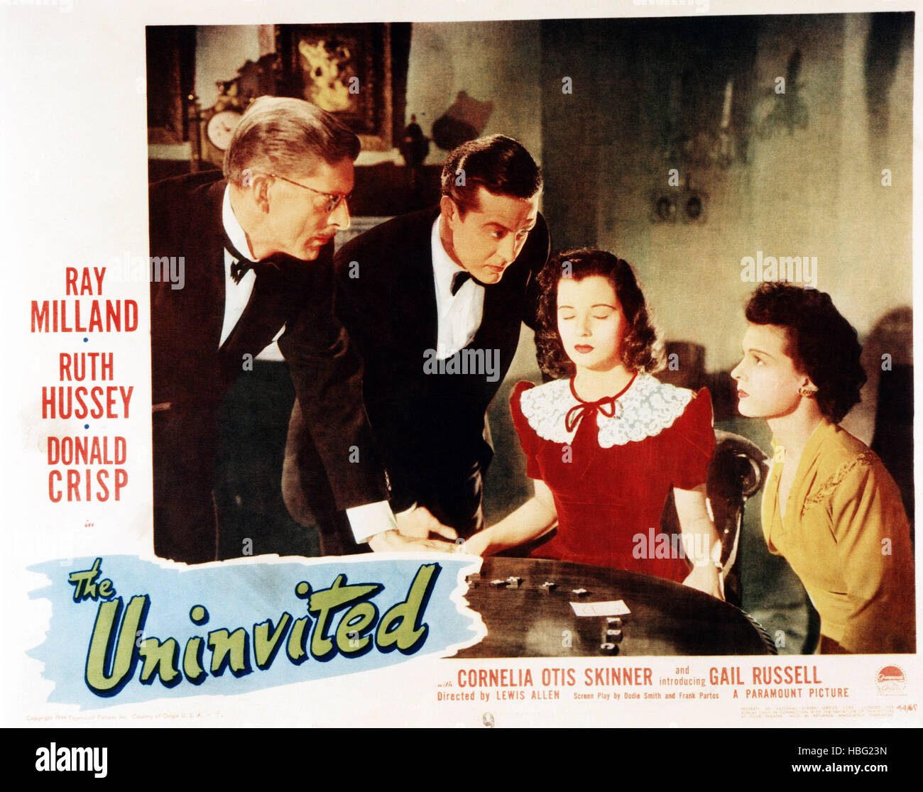 THE UNINVITED, from left: Alan Napier, Ray Milland, Gail Russell, Ruth ...