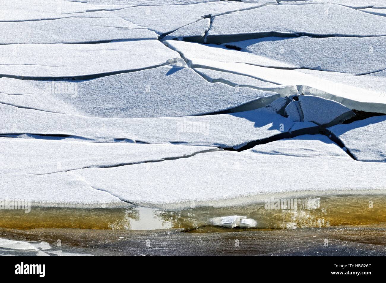broken ice sheet Stock Photo - Alamy