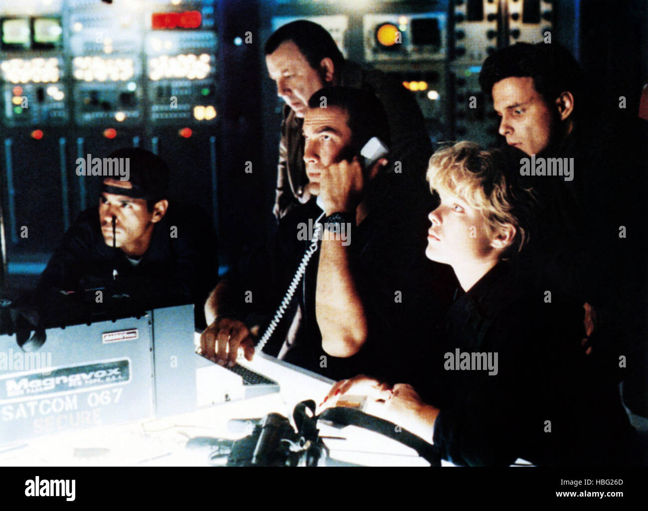 UNDER SIEGE, from left: Raymond Cruz, Troy Evans, Steven Seagal, Erika ...