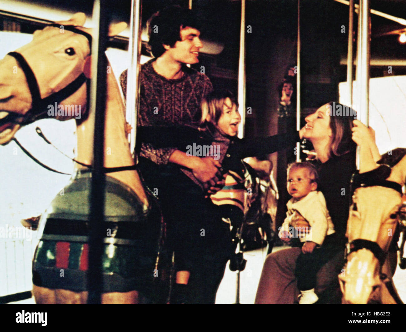 UP THE SANDBOX, adults from left: David Selby, Barbra Streisand, 1972 ...