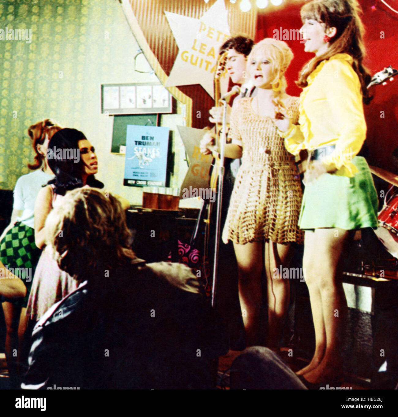 UP THE JUNCTION, Adrienne Posta (at microphone), 1968 Stock Photo - Alamy
