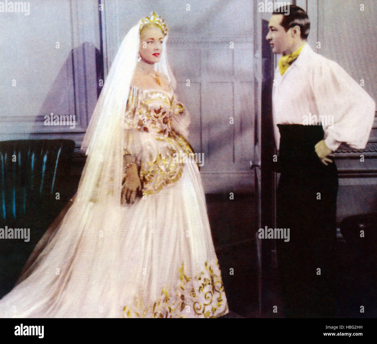 VALENTINO, from left: Eleanor Parker, Anthony Dexter as Rudolph ...