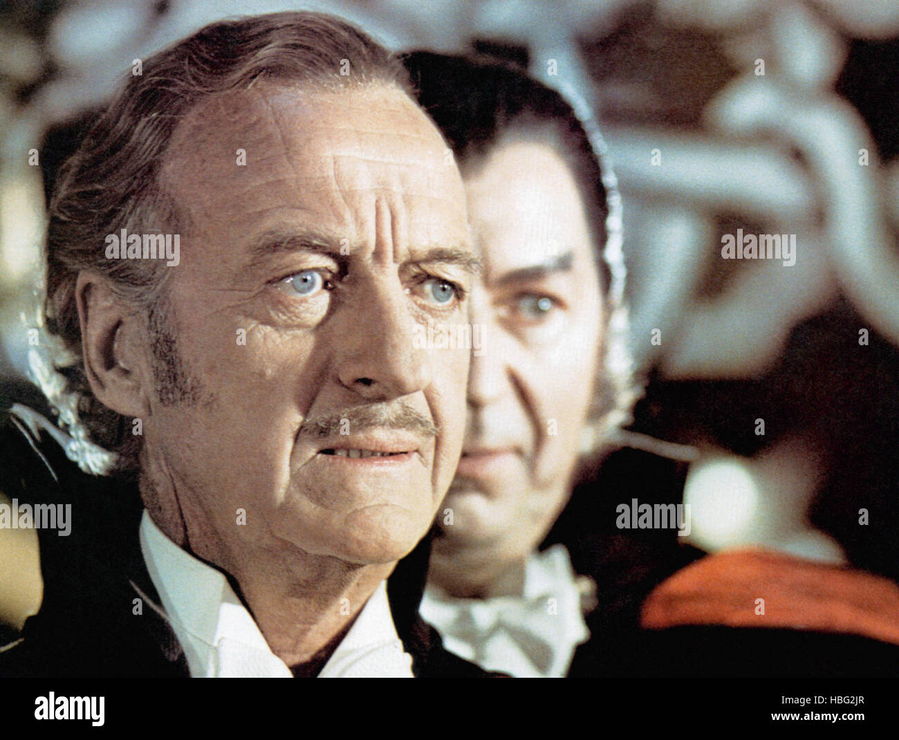 VAMPIRA, (aka OLD DRACULA), David Niven, Peter Bayliss (background ...