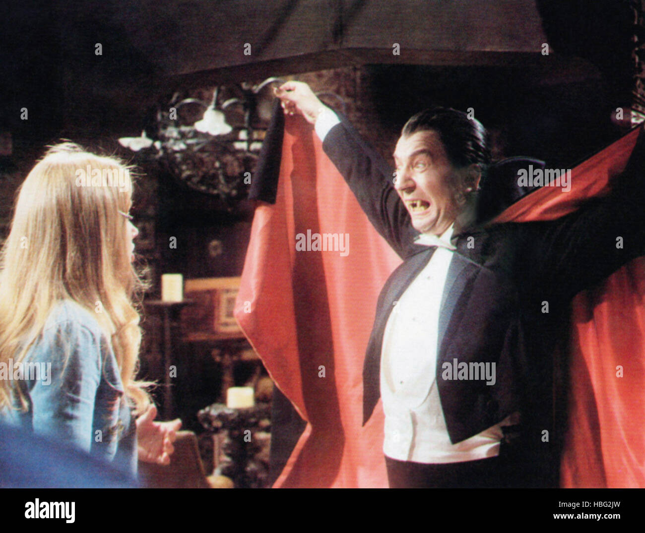 VAMPIRA, (aka OLD DRACULA), from left: Linda Hayden, Peter Bayliss ...