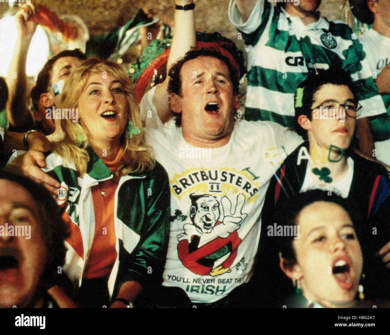 THE VAN, from left, Ger Ryan, Colm Meaney, Ruaidhri Conroy, 1996, ©Fox ...