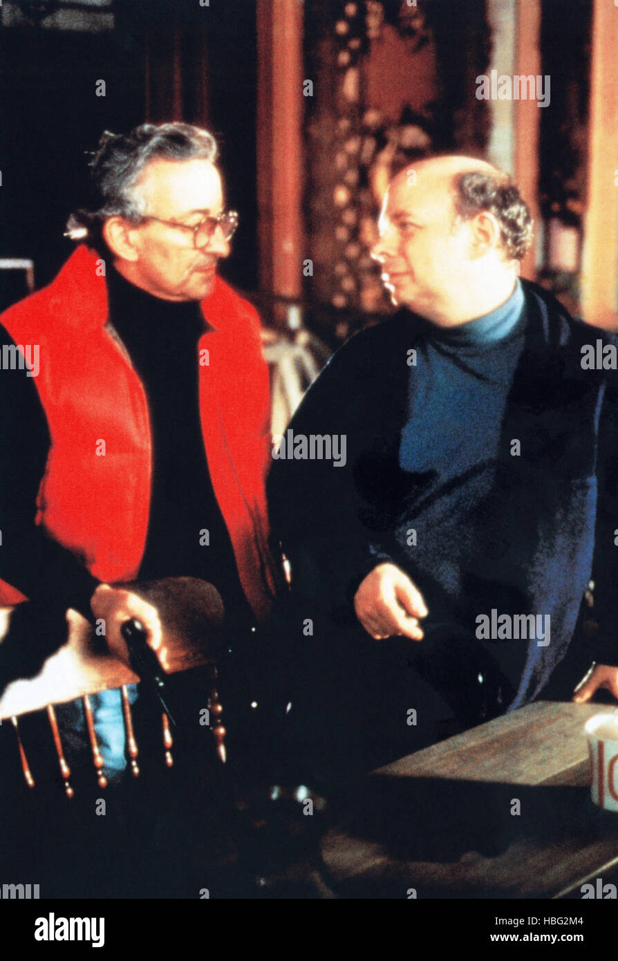 VANYA ON 42ND STREET, from left: director Louis Malle, Wallace Shawn on ...