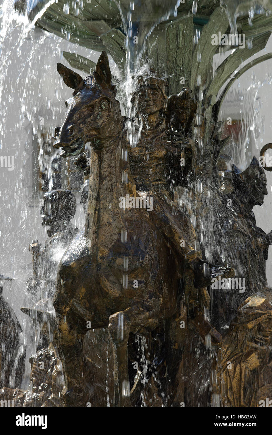 Fountain - Palace Zeil Stock Photo - Alamy