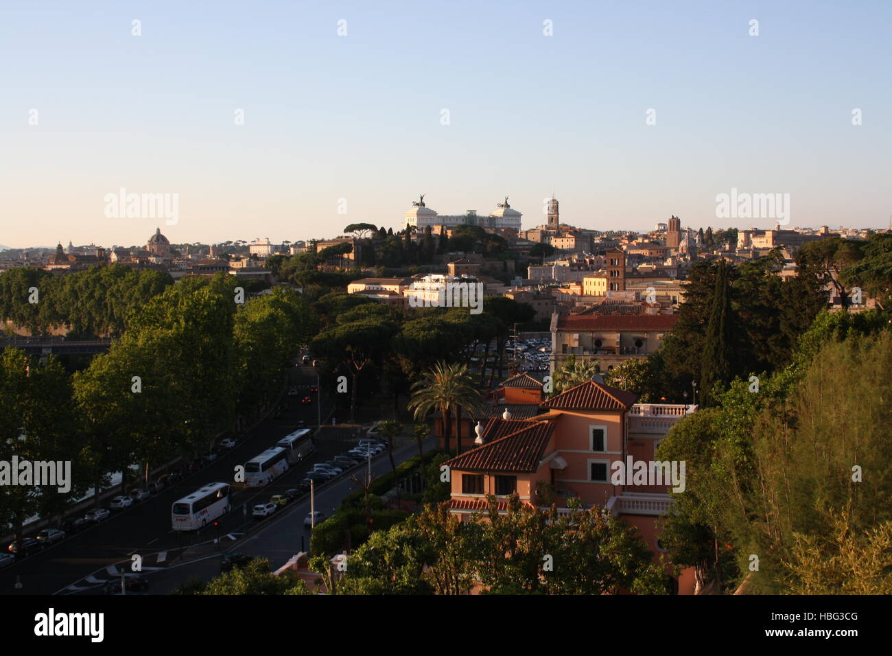 Rome, view from Aventine Hill Stock Photo - Alamy