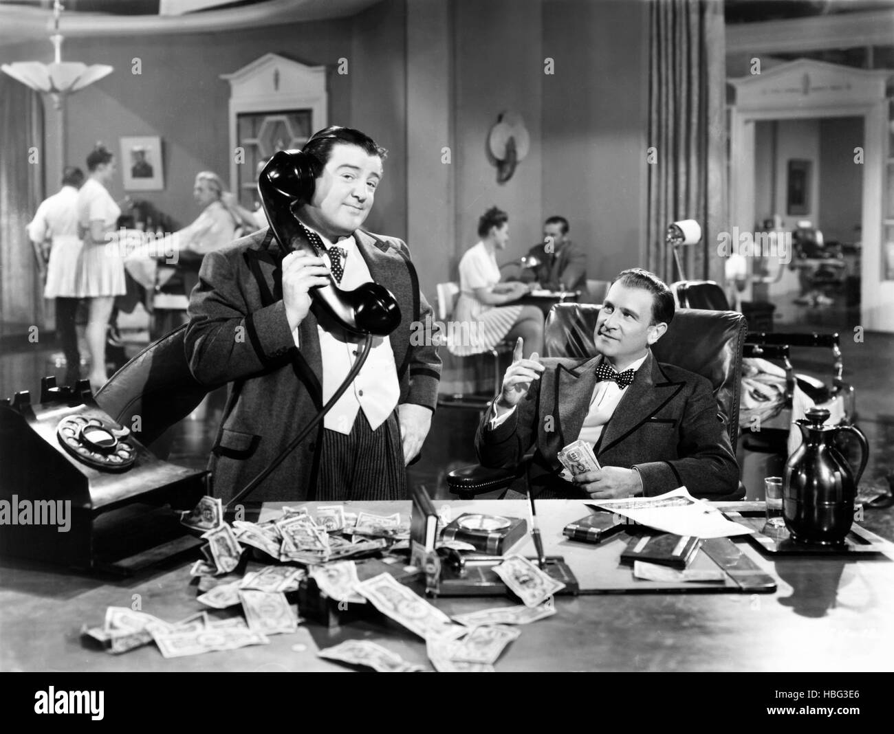 ABBOTT AND COSTELLO IN HOLLYWOOD, from left: Lou Costello, Bud Abbott ...