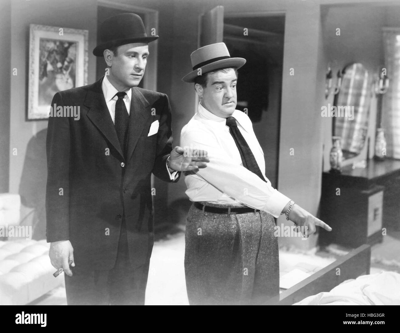 ABBOTT AND COSTELLO MEET THE KILLER, BORIS KARLOFF, from left: Bud Abbott, Lou Costello, 1949 ...