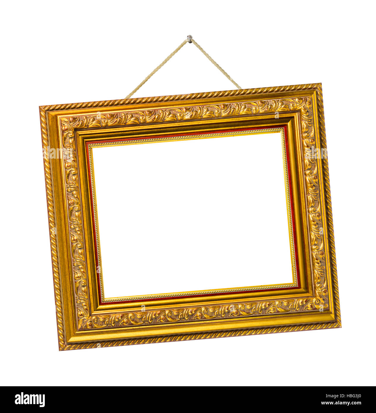 Gold rope border Cut Out Stock Images & Pictures - Alamy