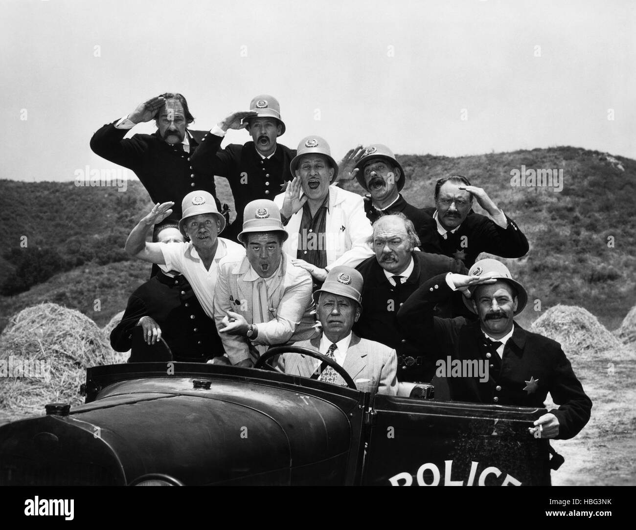 ABBOTT AND COSTELLO MEET THE KEYSTONE KOPS, director Charles Lamont (in ...