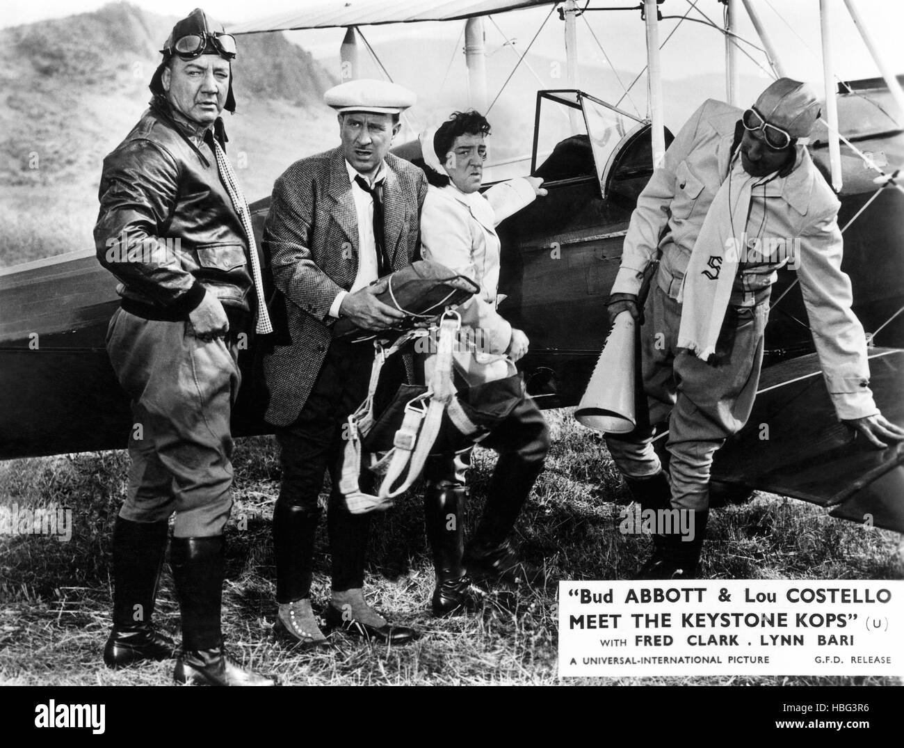 ABBOTT AND COSTELLO MEET THE KEYSTONE KOPS, from left: Maxie Rosembloom ...