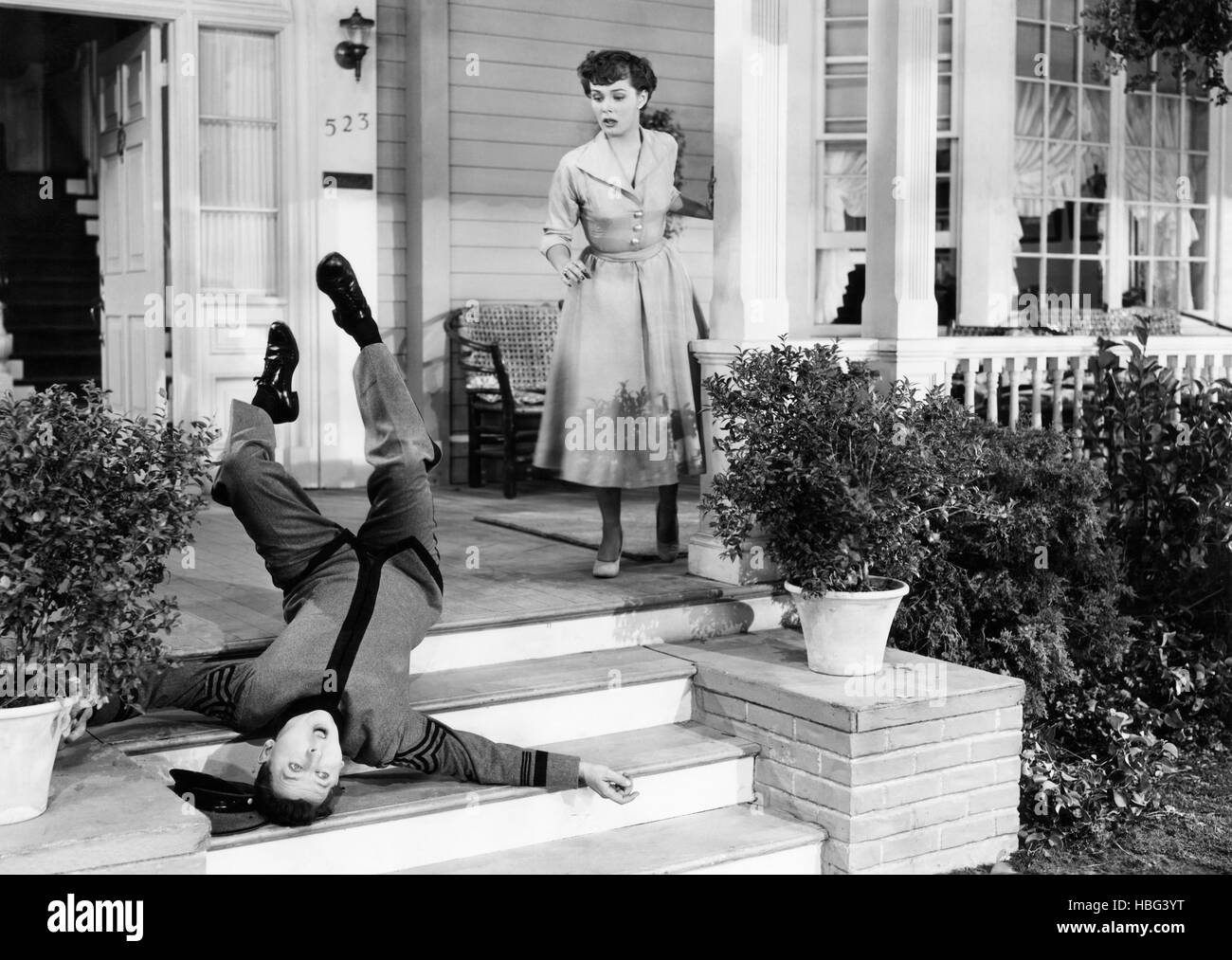 ABOUT FACE, Eddie Bracken, Phyllis Kirk, 1952 Stock Photo - Alamy