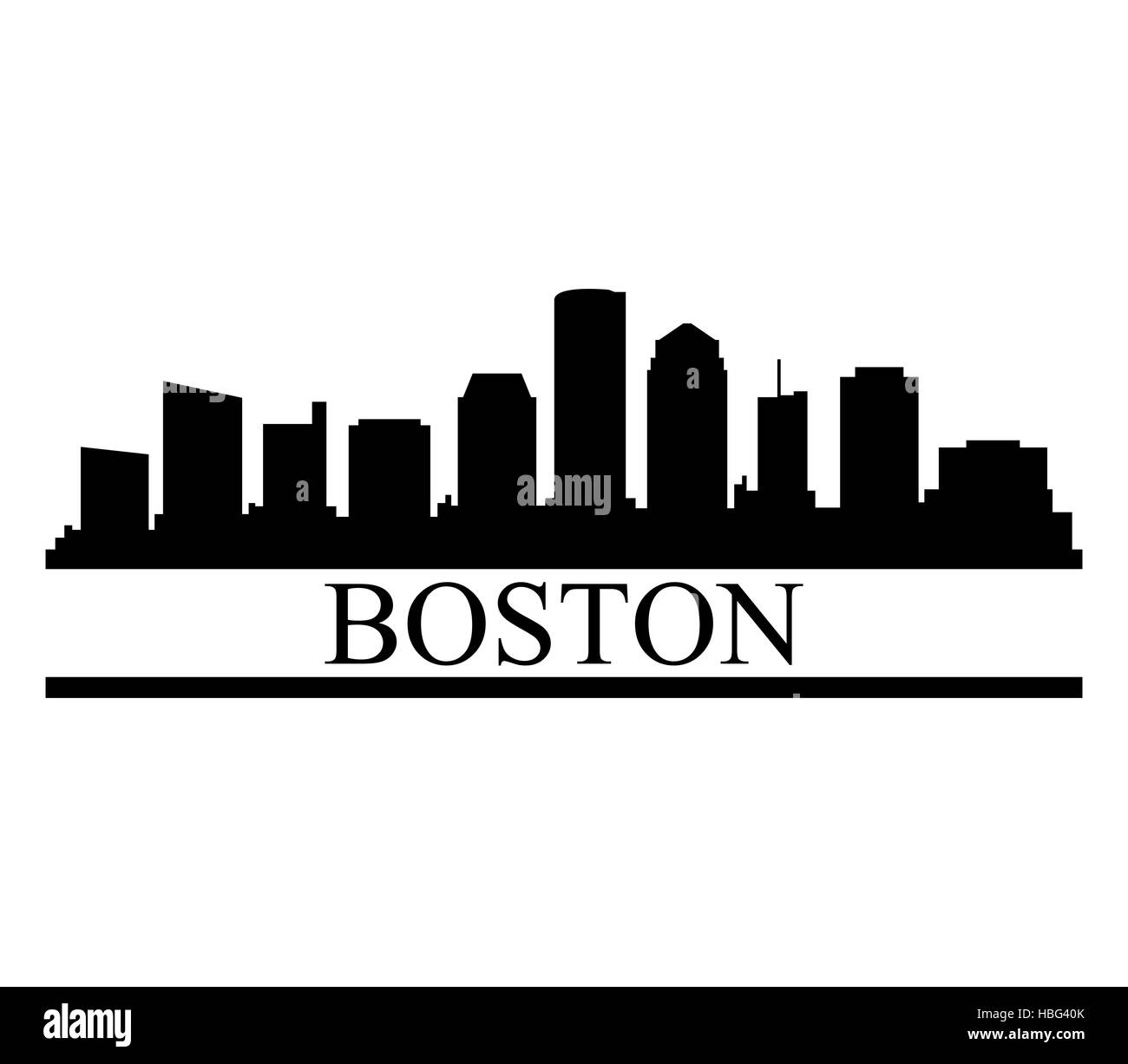 Downtown boston architecture Cut Out Stock Images & Pictures - Alamy