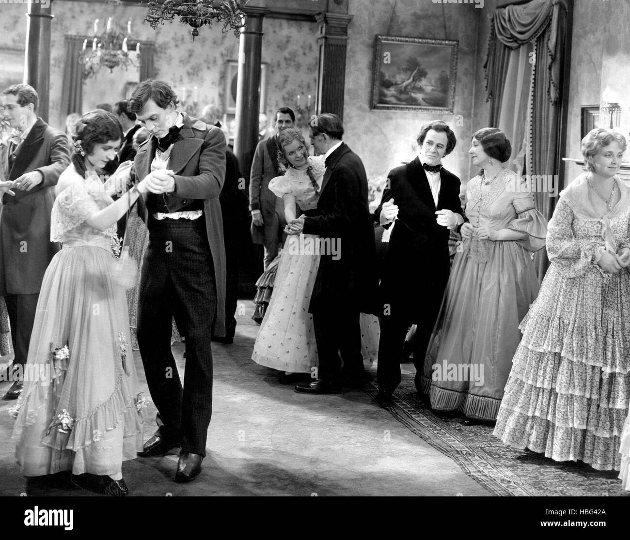 ABRAHAM LINCOLN, Kay Hammond, Walter Huston, 1930, dancing at a party ...