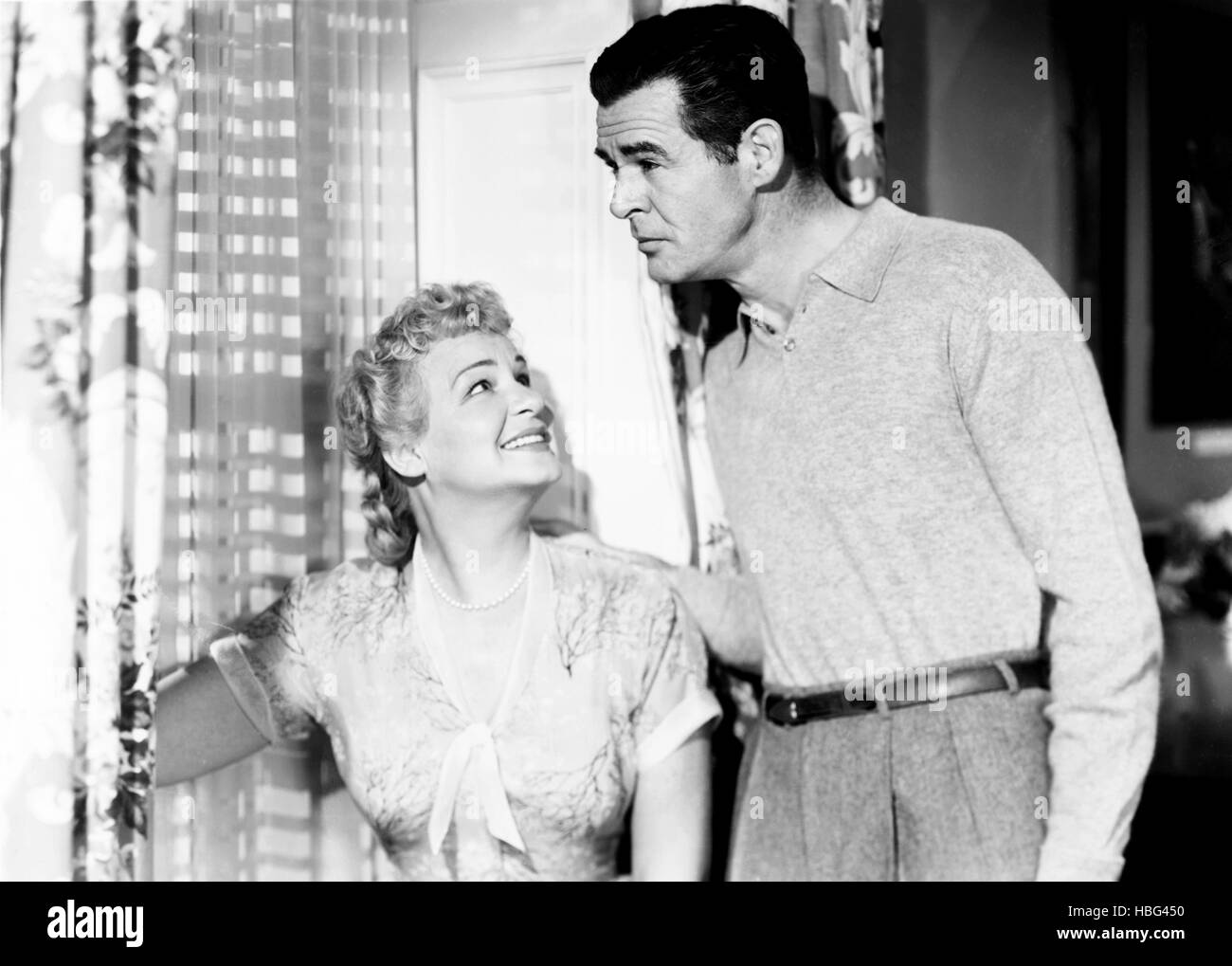 ABOUT MRS. LESLIE, from left, Shirley Booth, Robert Ryan, 1954 Stock ...