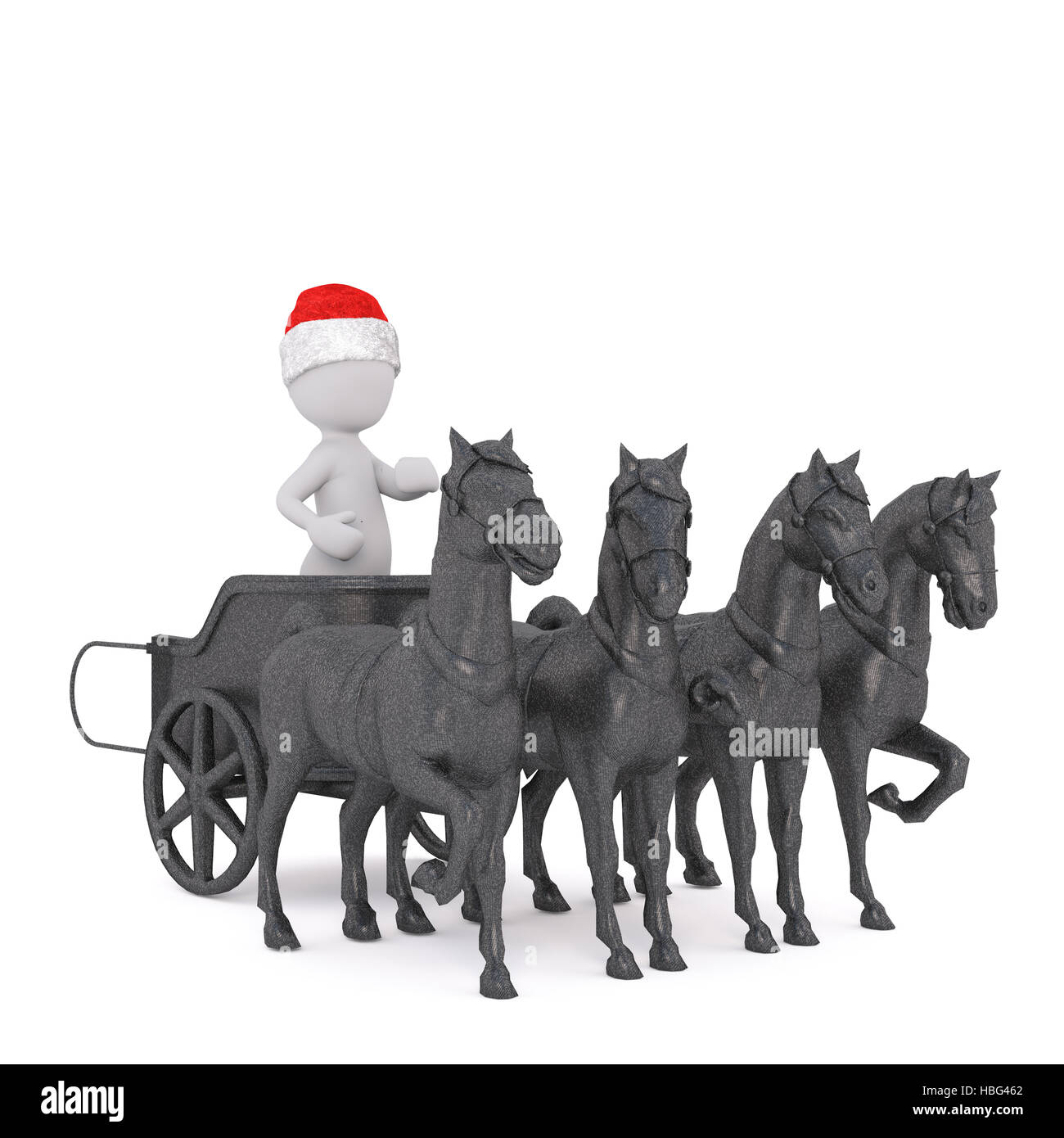 Man riding a chariot Cut Out Stock Images & Pictures - Alamy