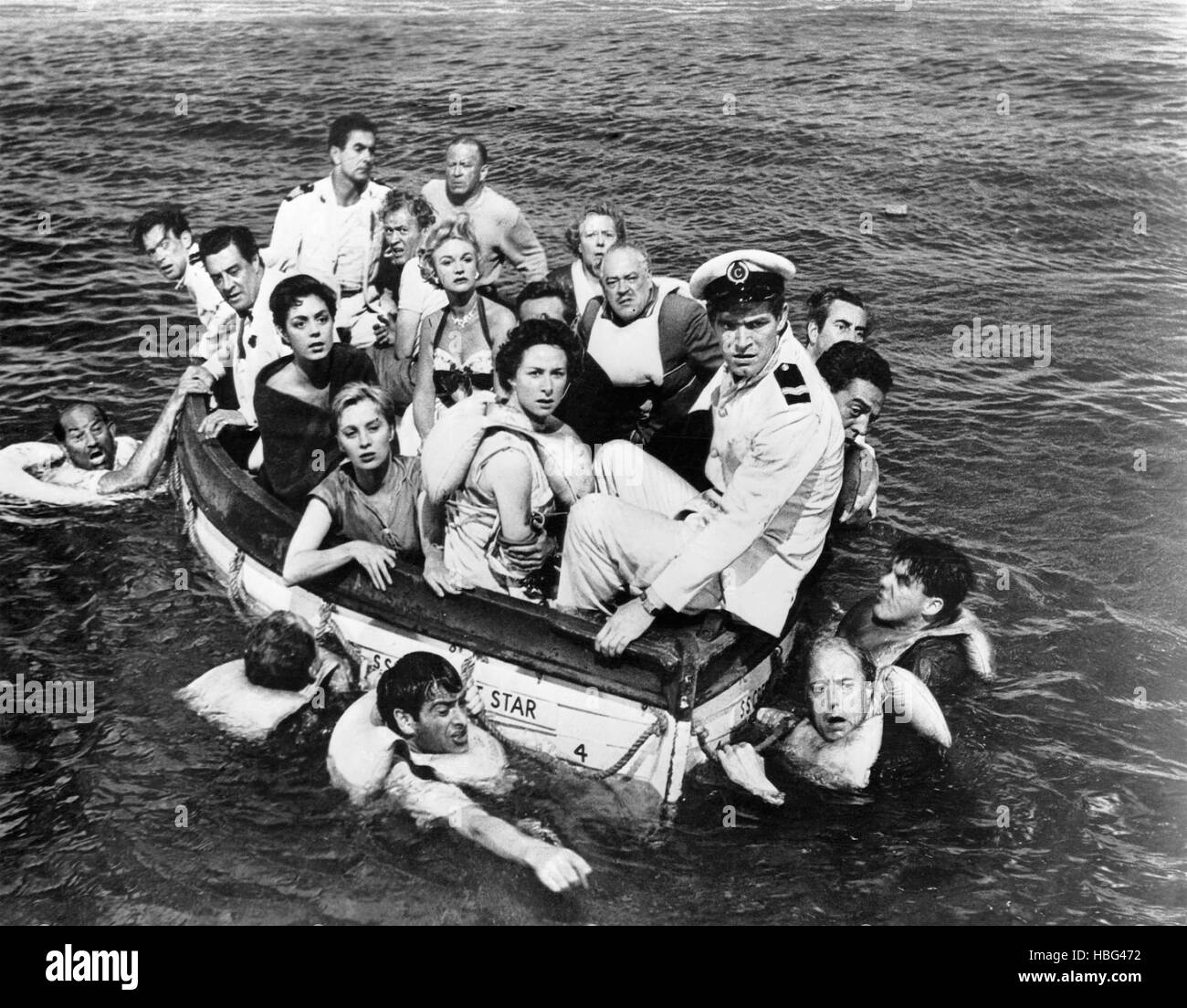ABANDON SHIP!, (aka SEVEN WAVES AWAY), David Langton, Tyrone Power ...