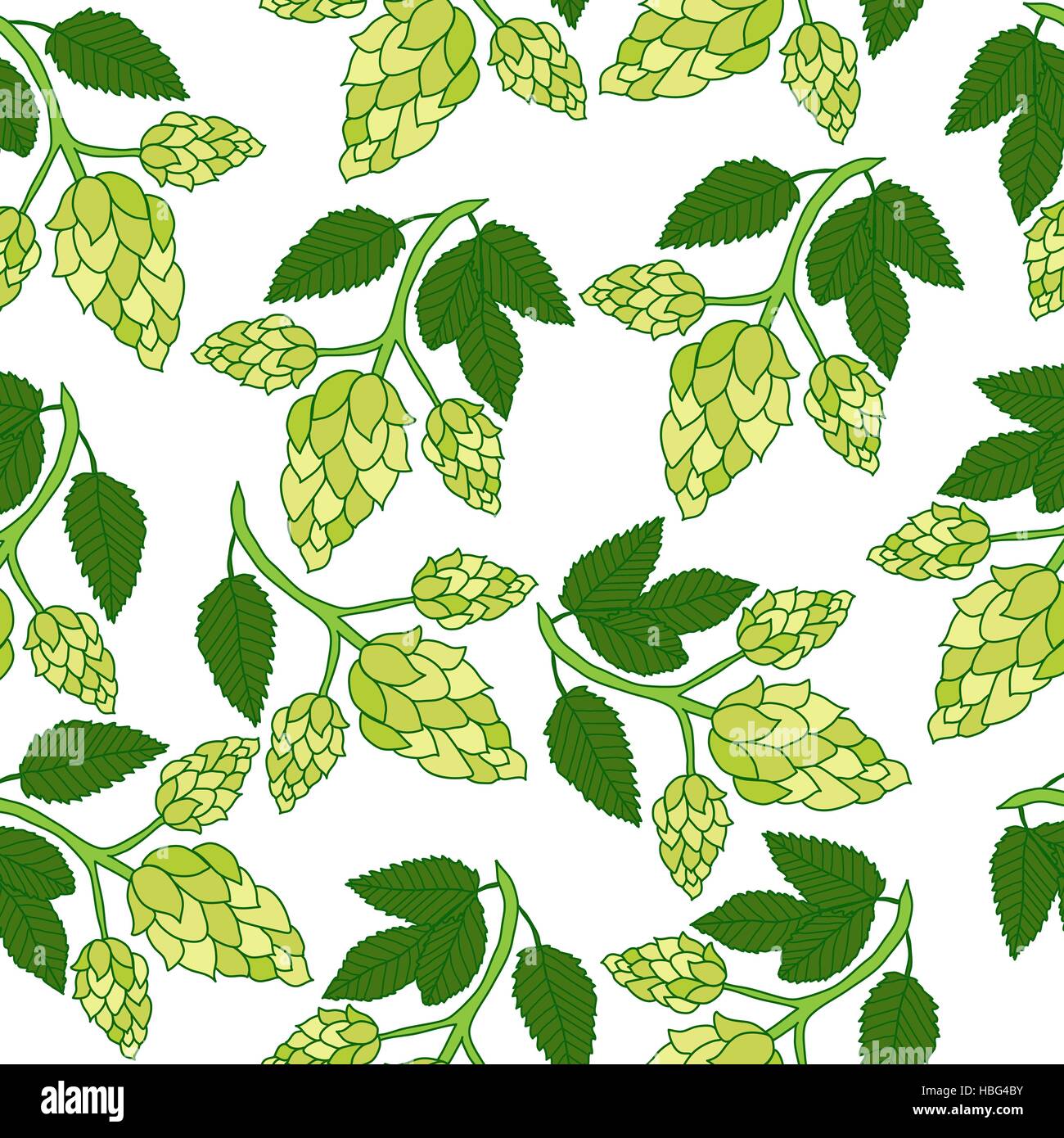 Hops Illustration High Resolution Stock Photography and Images - Alamy