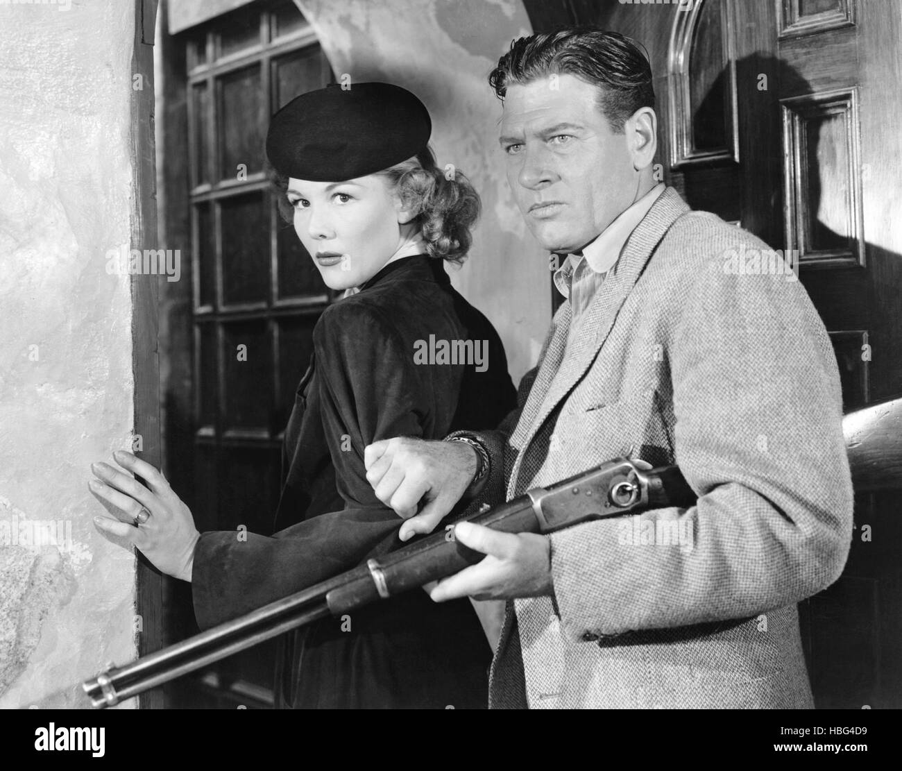 ACCOMPLICE, from left: Veda Ann Borg, Richard Arlen, 1946 Stock Photo - Alamy