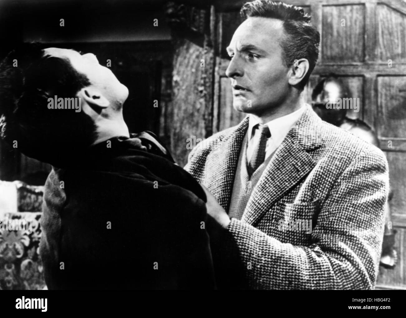 THE ACCURSED, (aka THE TRAITOR), right: Anton Diffring, 1957 Stock ...