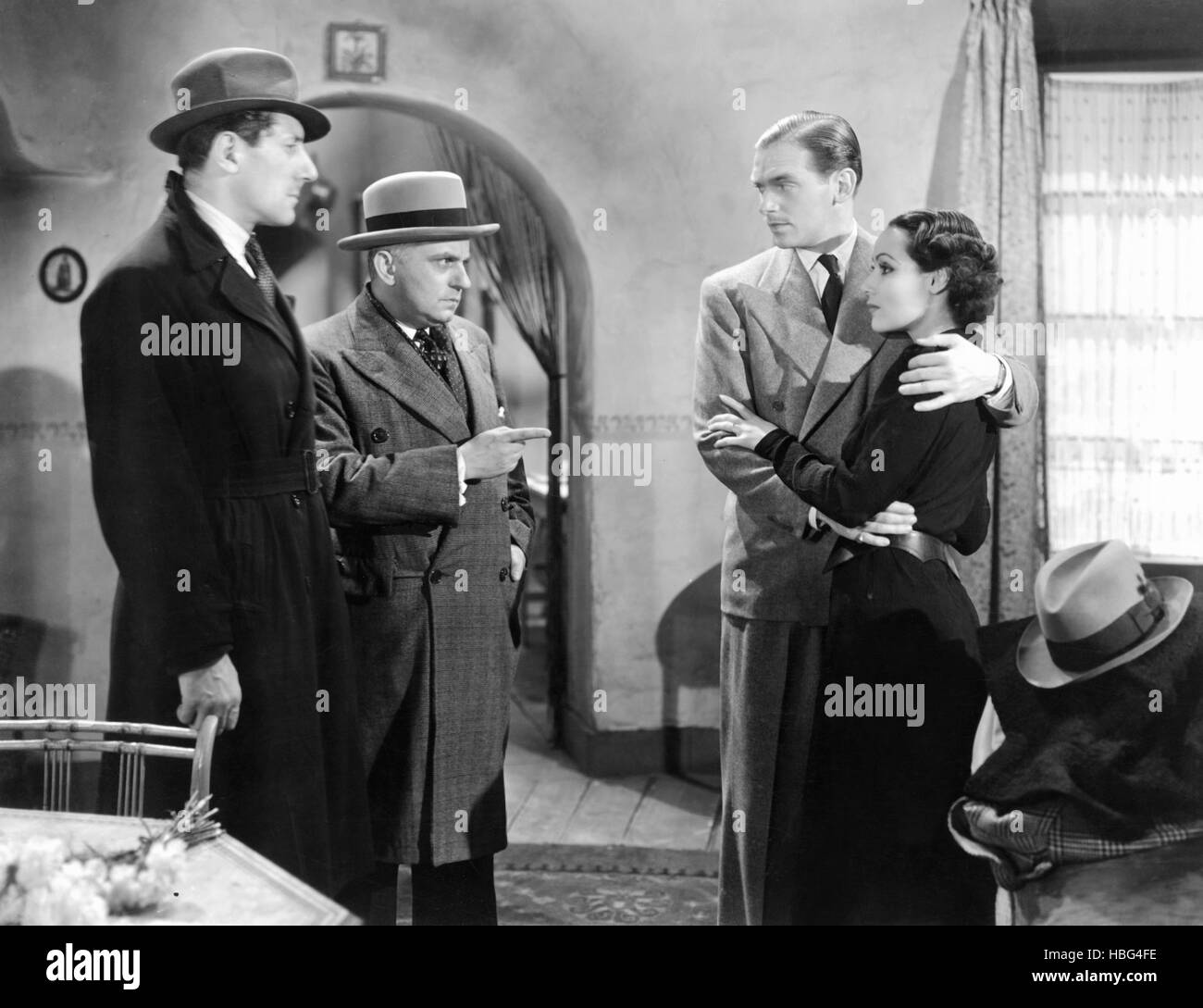 ACCUSED, from left: Cyril Raymond, Esme Percy, Douglas Fairbanks Jr ...