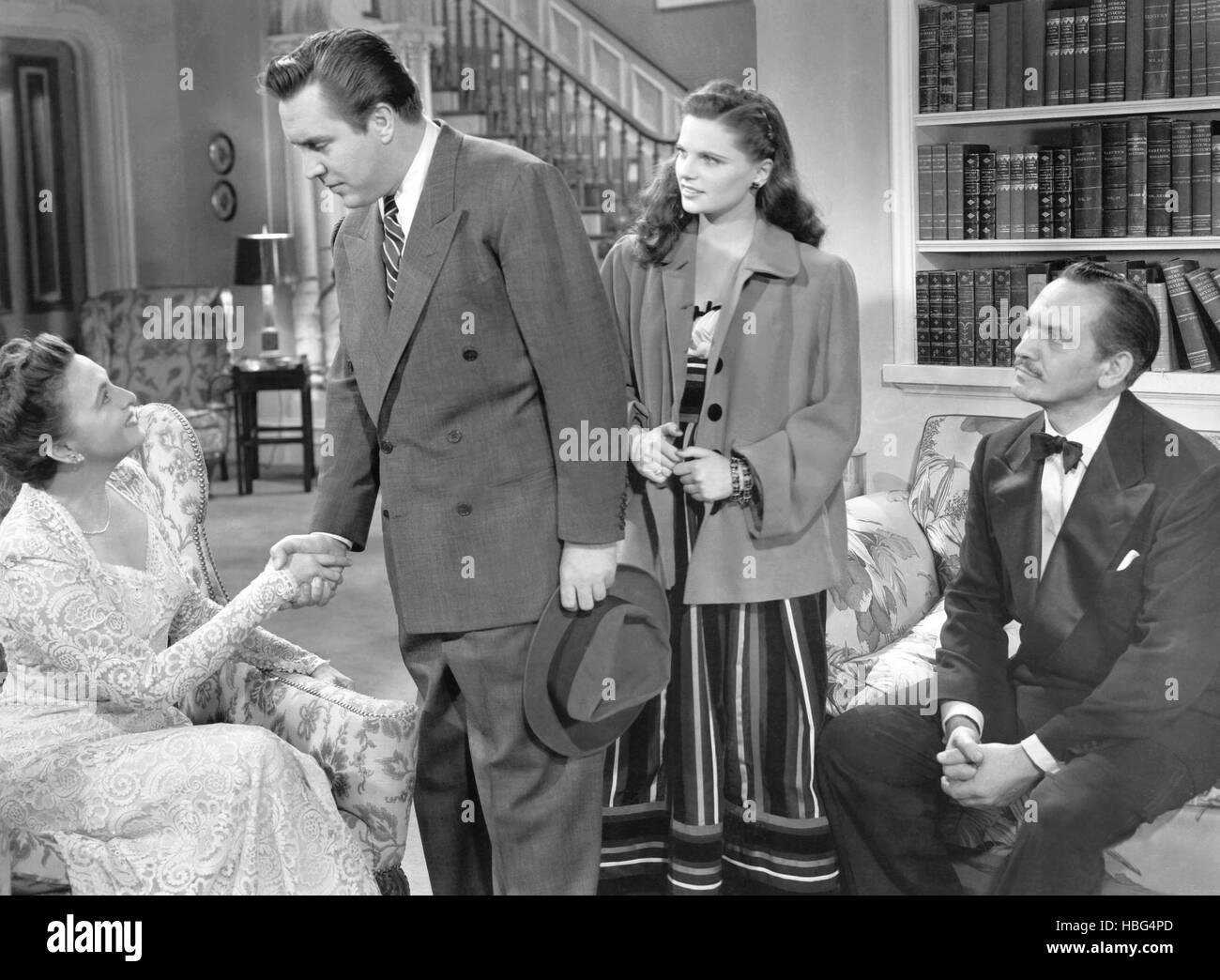 AN ACT OF MURDER, from left: Florence Eldridge, Edmund O'Brien ...