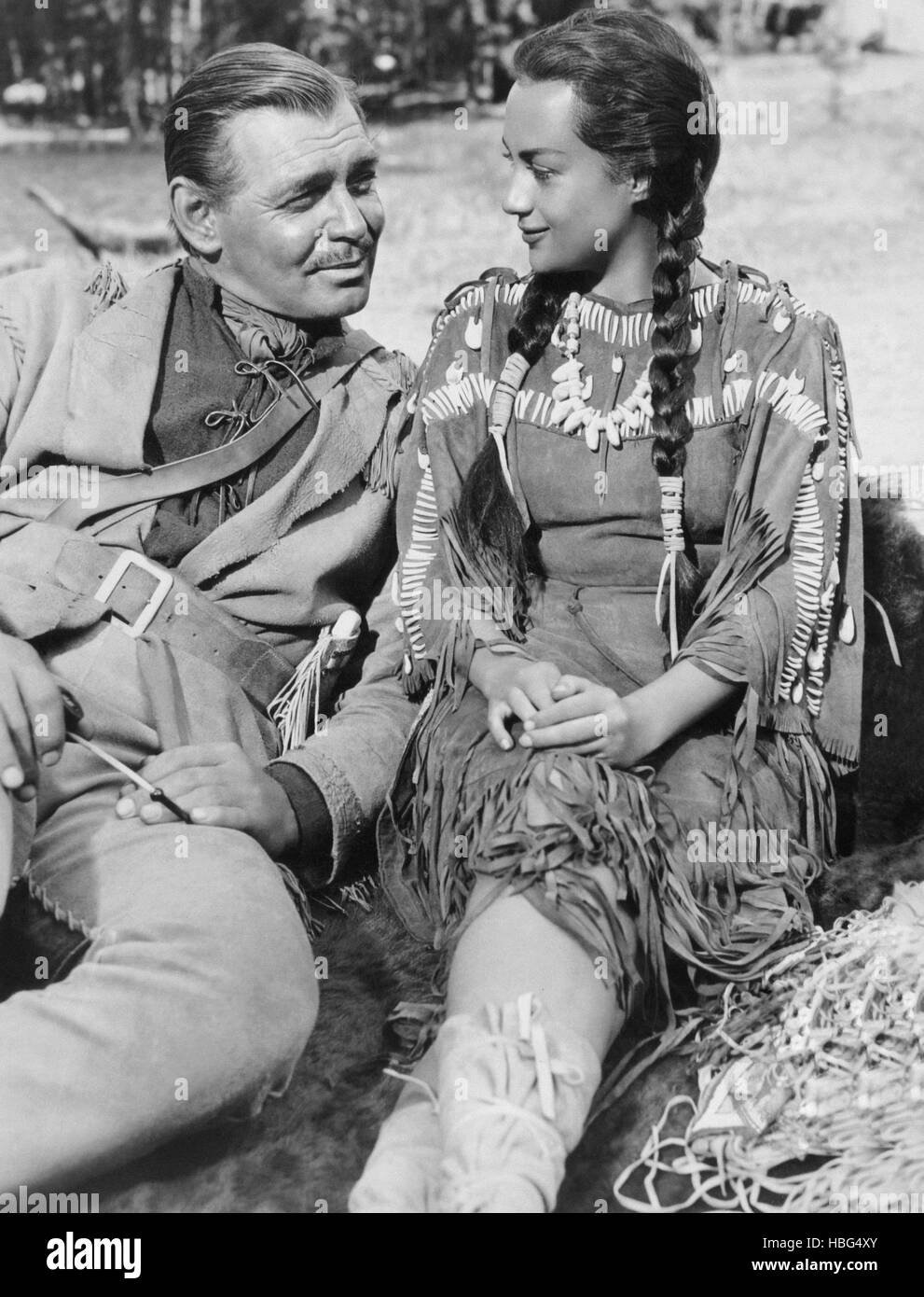 ACROSS THE WIDE MISSOURI, from left: Clark Gable, Maria Elena Marques ...