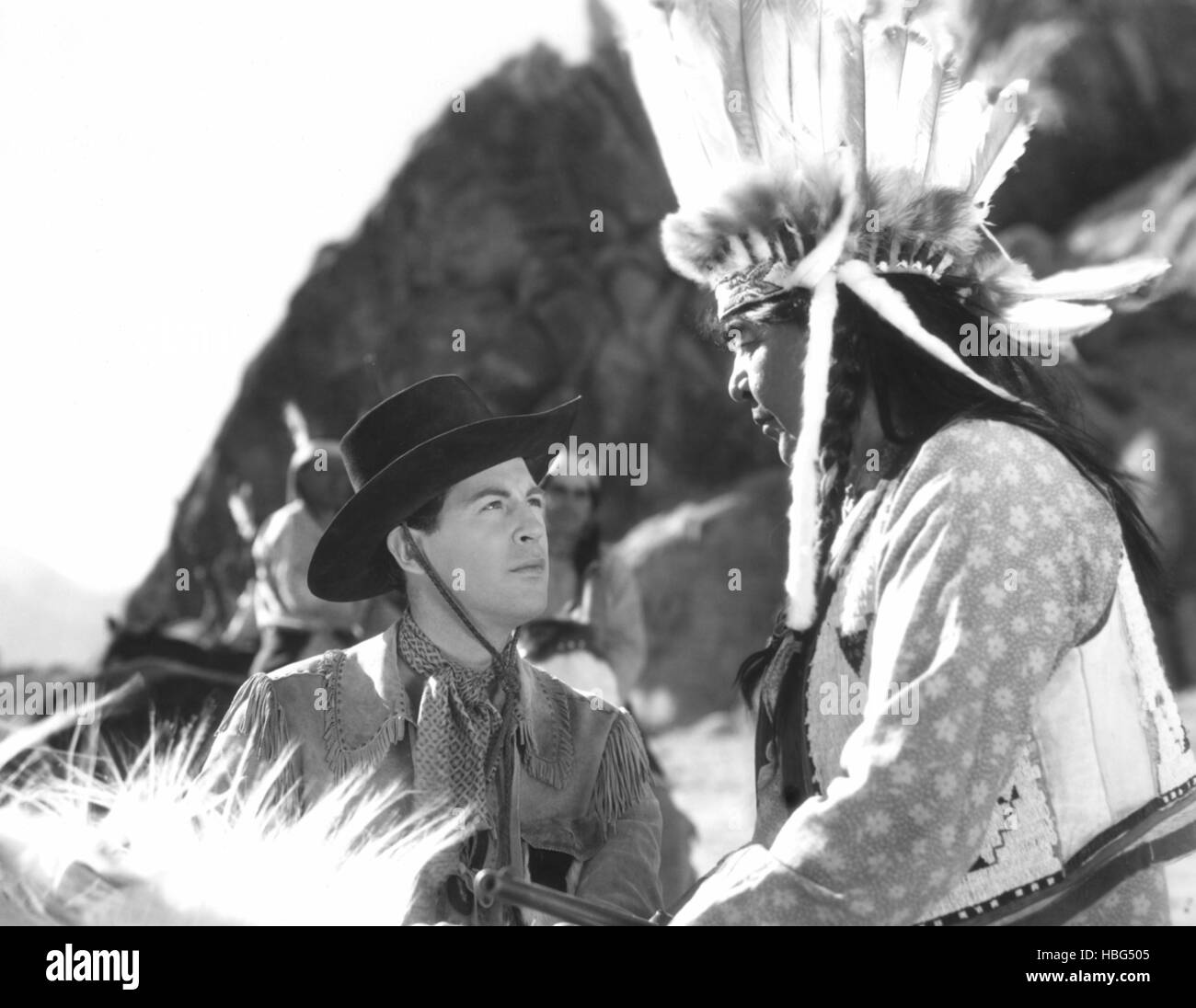 ACROSS THE PLAINS, Jack Randall, 1939 Stock Photo - Alamy