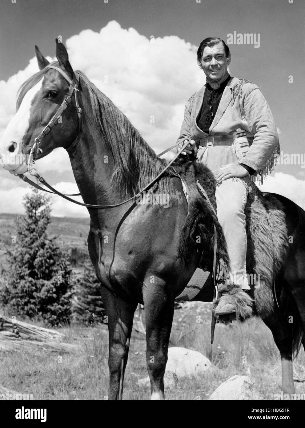 ACROSS THE WIDE MISSOURI, Clark Gable, 1951 Stock Photo - Alamy