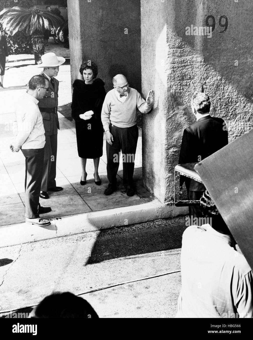ADA, from left, director Daniel Mann, Ralph Meeker, Susan Hayward ...