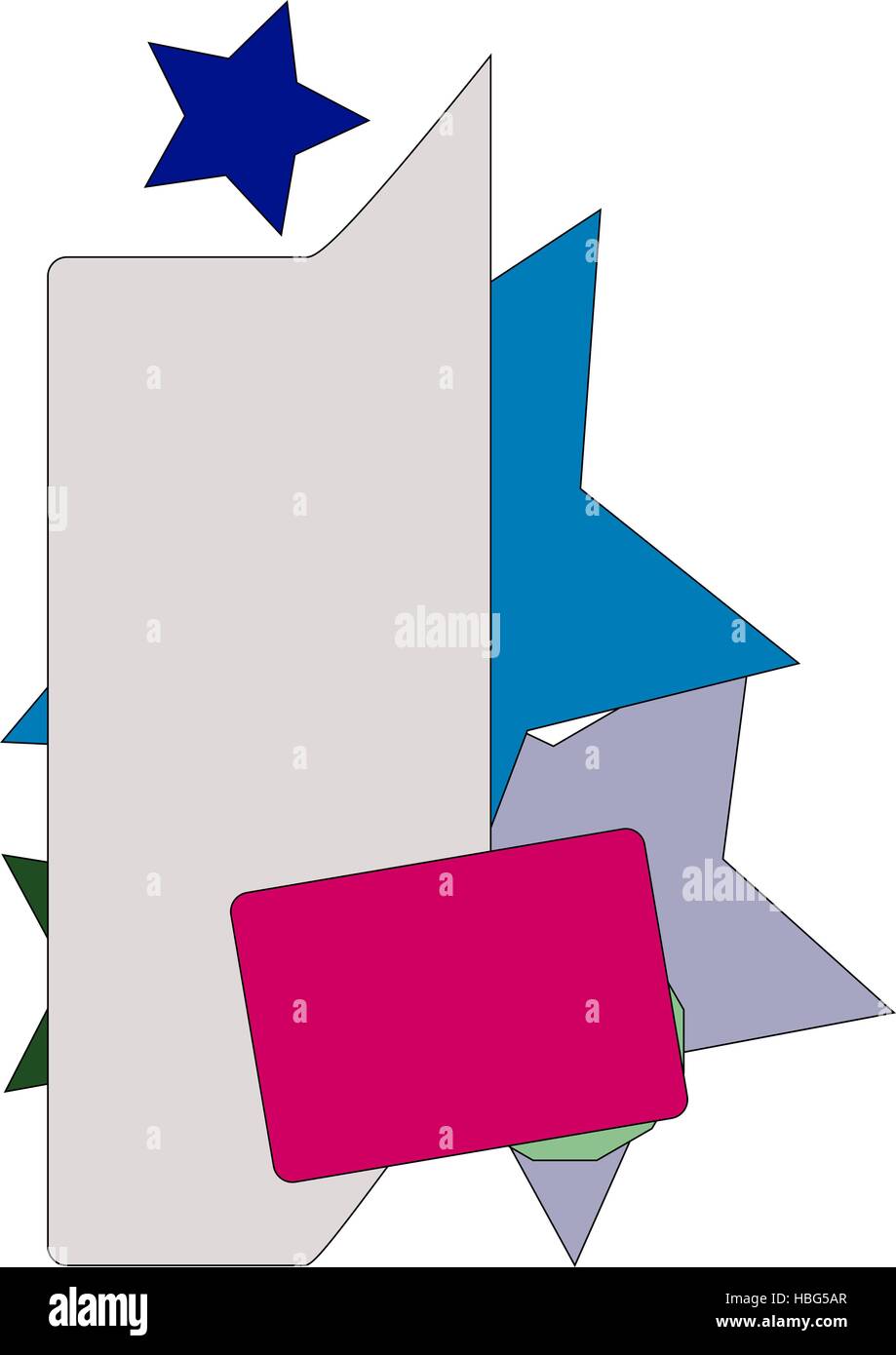 Colorful Abstract Simple Shapes Stock Vector Image And Art Alamy