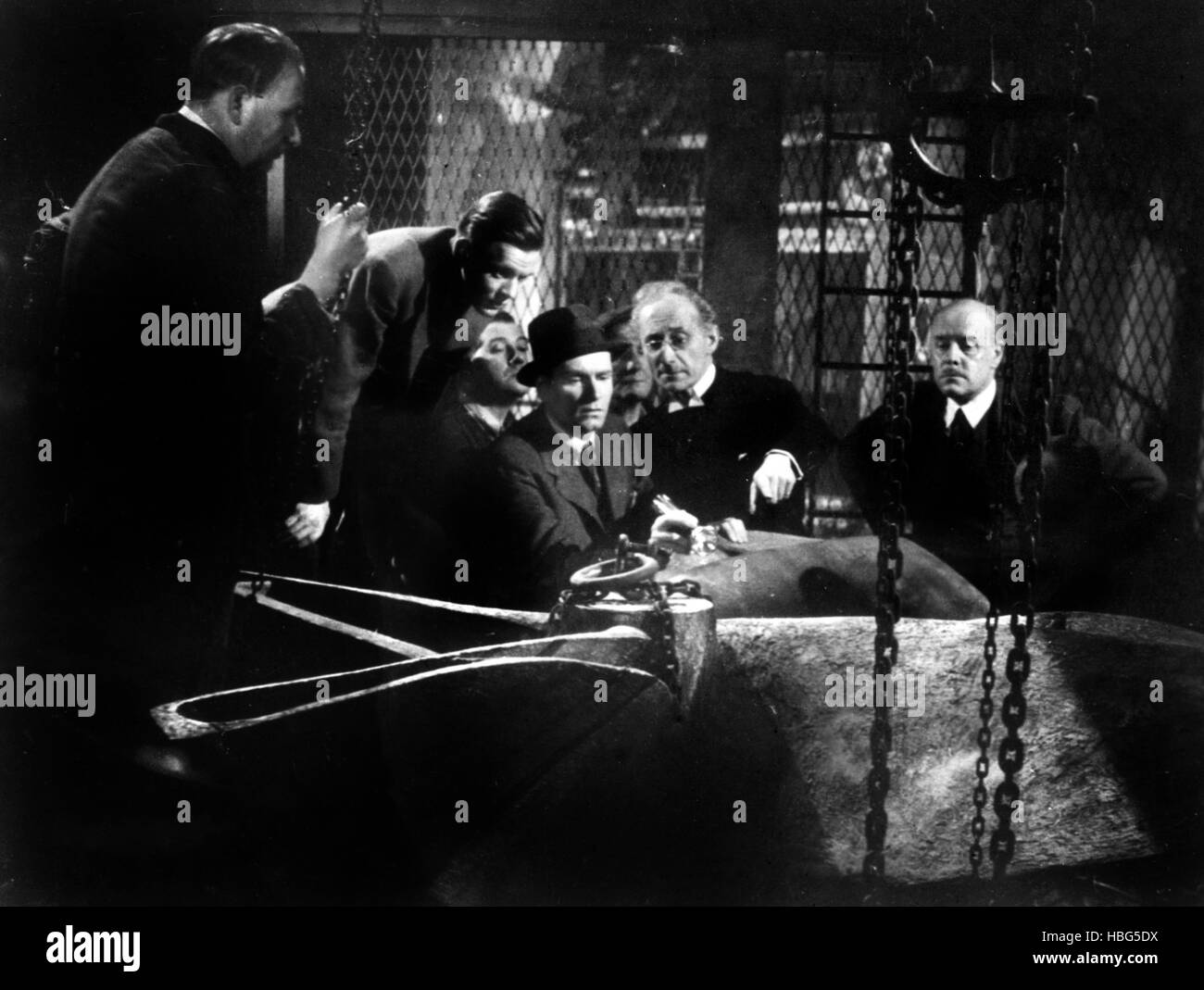 THE DEMI-PARADISE, (aka ADVENTURE FOR TWO), Robert Beatty (leaning over ...