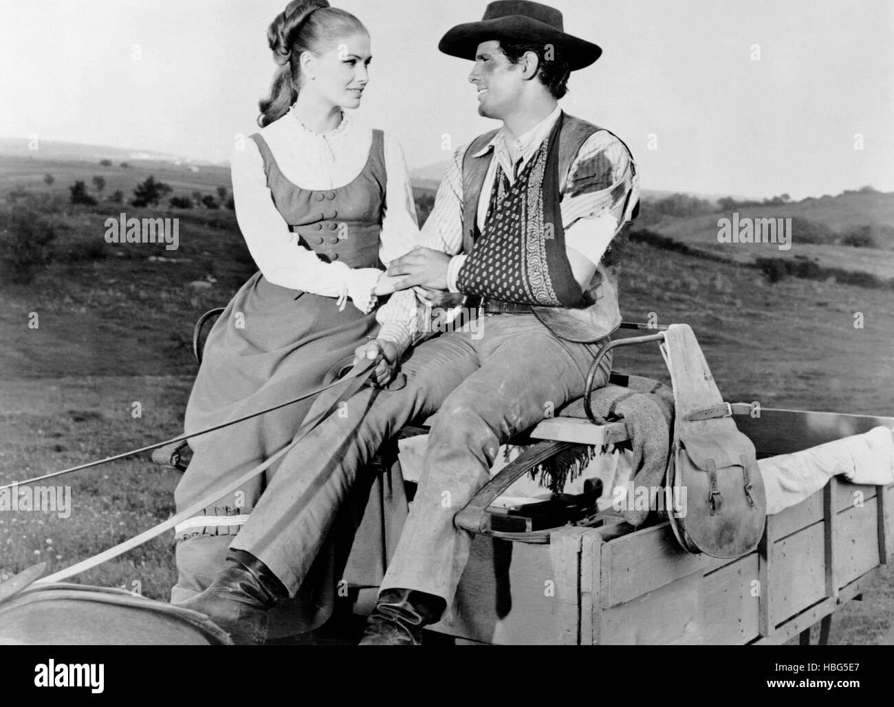 ADIOS GRINGO, from left, Ida Galli, Giuliano Gemma, 1965 Stock Photo ...