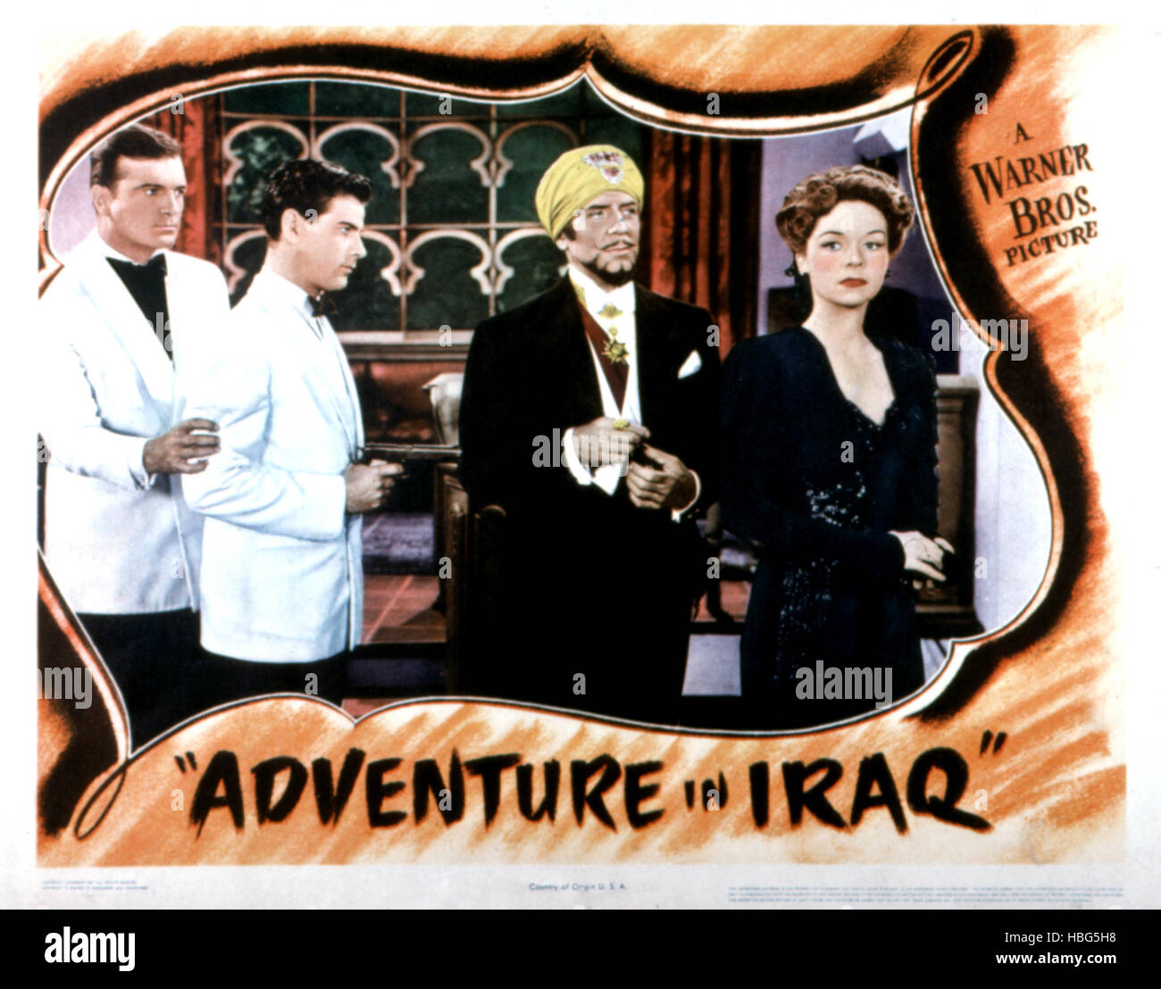ADVENTURE IN IRAQ, John Loder, Warren Douglas, Paul Cavanagh, Ruth Ford ...