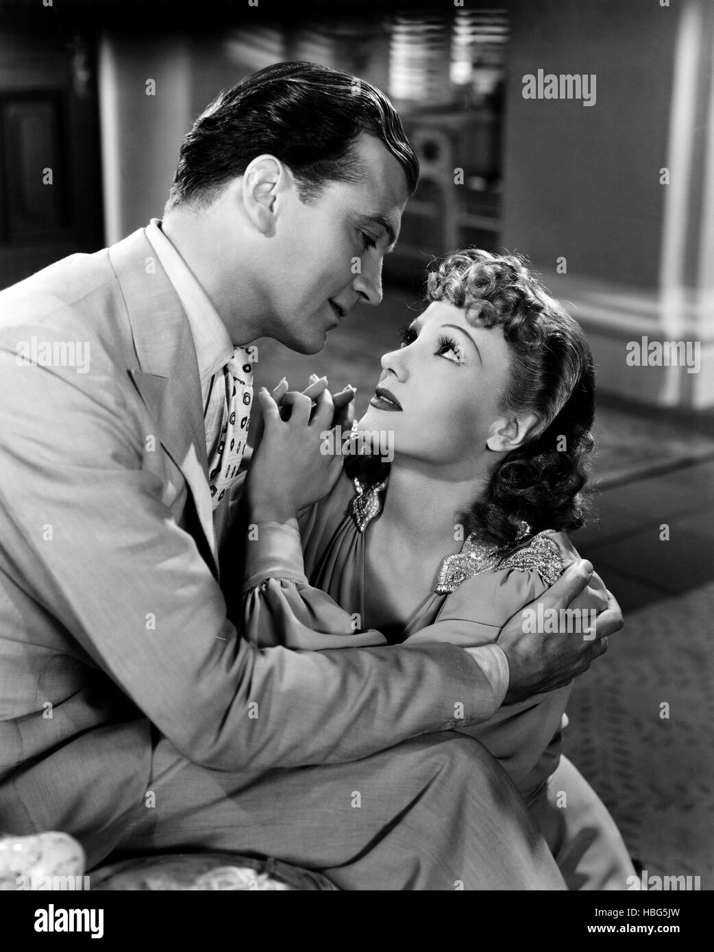 ADVENTURE IN DIAMONDS, from left, John Loder, Isa Miranda, 1940 Stock ...