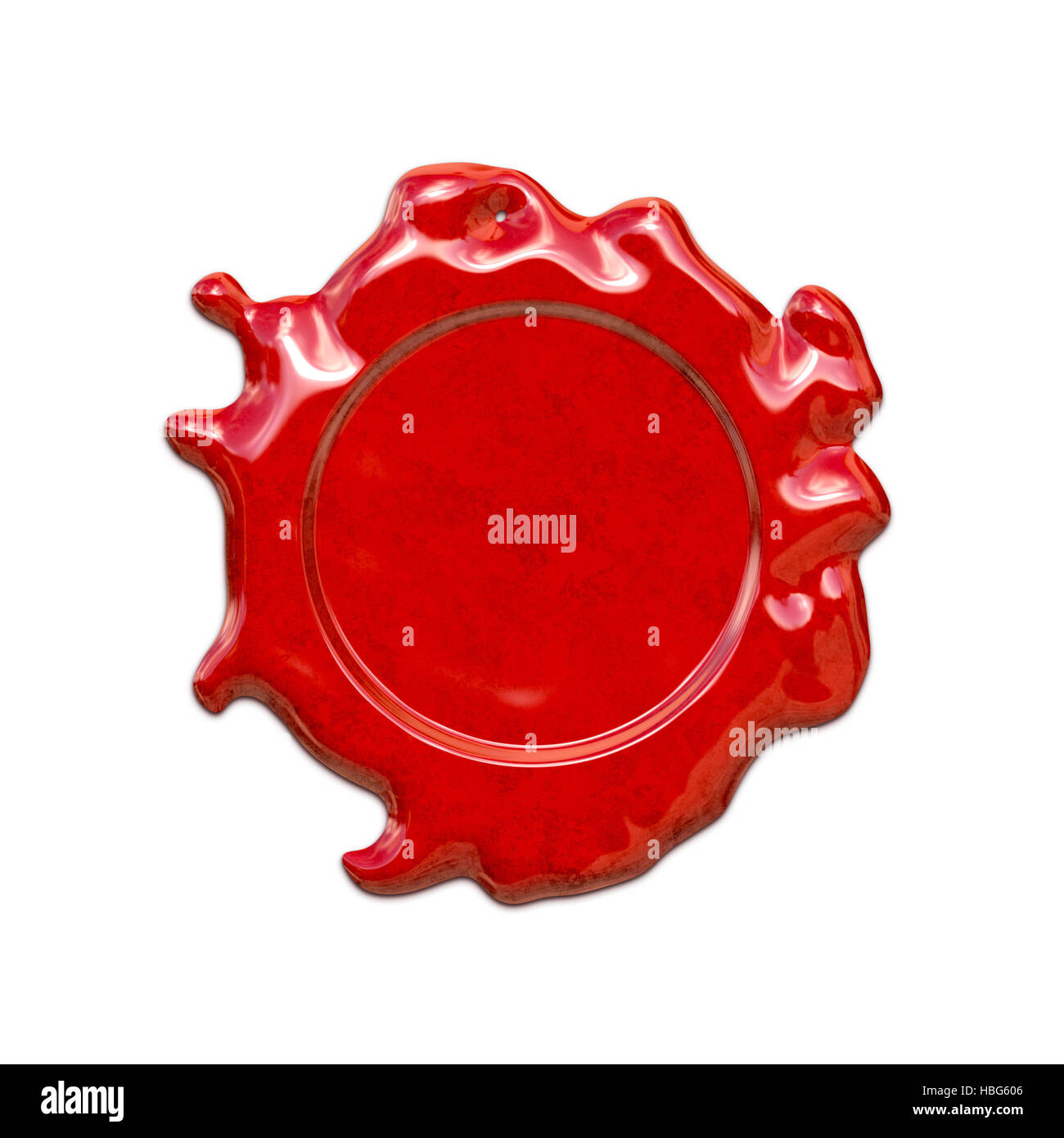 Red seal wax stamp Cut Out Stock Images & Pictures - Alamy