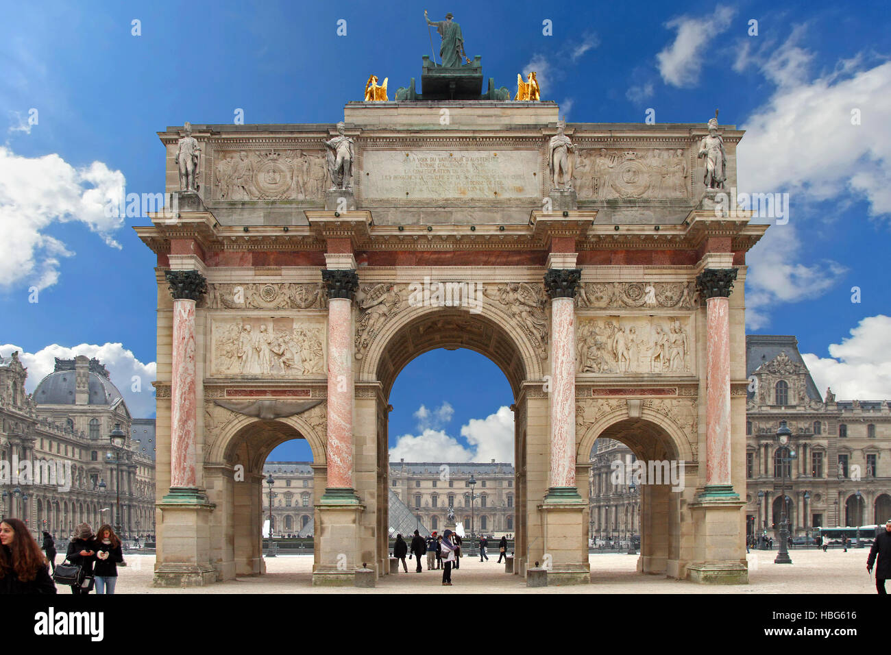 Arc de Triomphe du Carrousel Stock Photo - Alamy