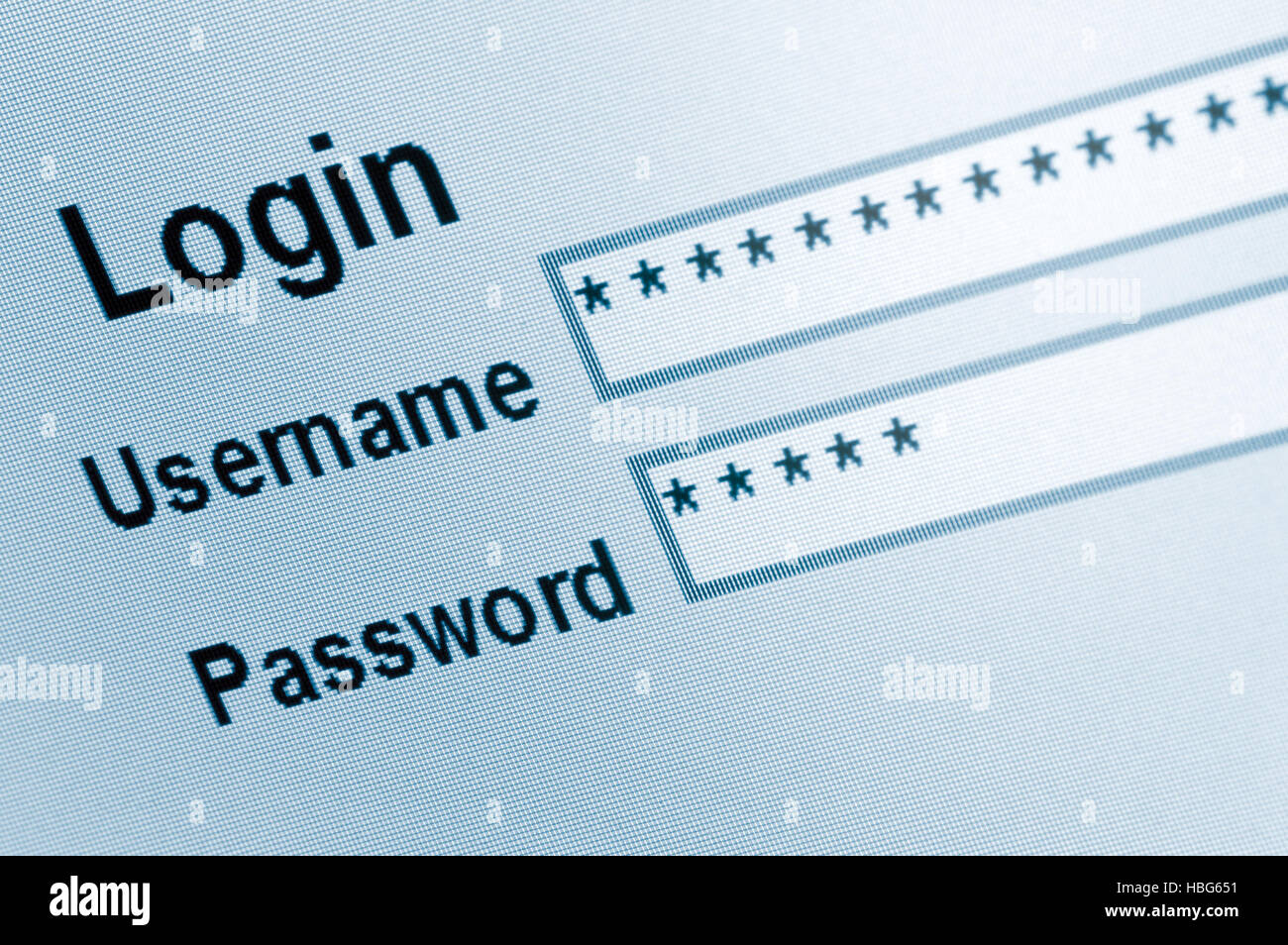 Logon screen hi-res stock photography and images - Alamy