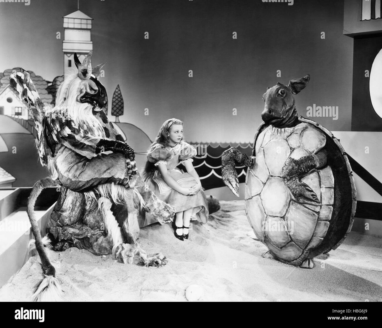 ALICE IN WONDERLAND, William Austin, as the Gryphon, Charlotte Henry ...