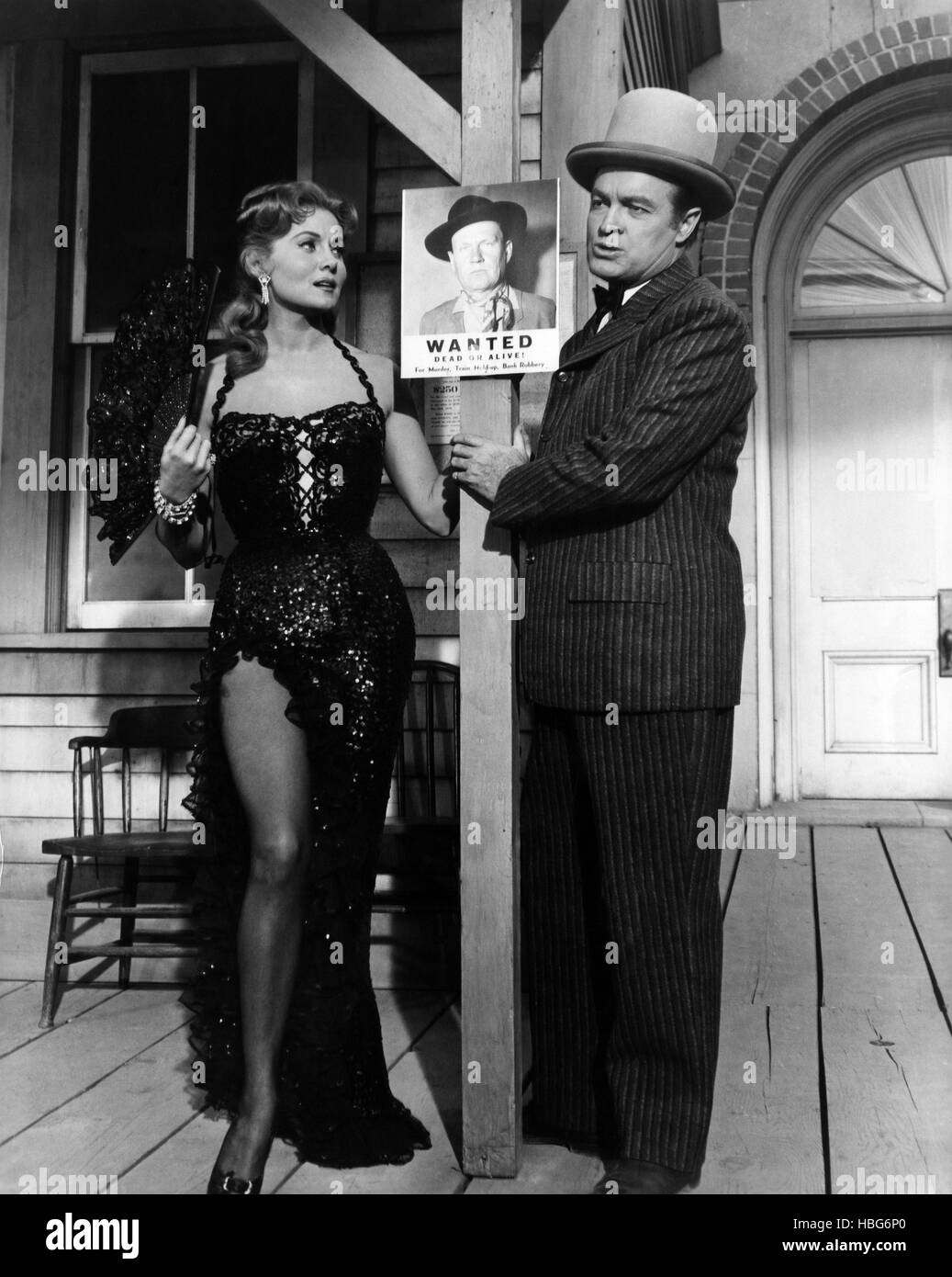 ALIAS JESSE JAMES, Rhonda Fleming, Wendell Corey, (on Wanted poster ...