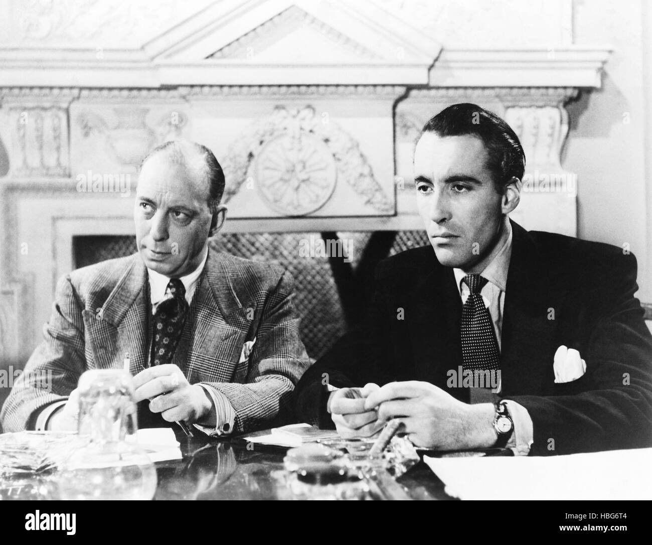 ALIAS JOHN PRESTON, Christopher Lee (right), 1955 Stock Photo - Alamy