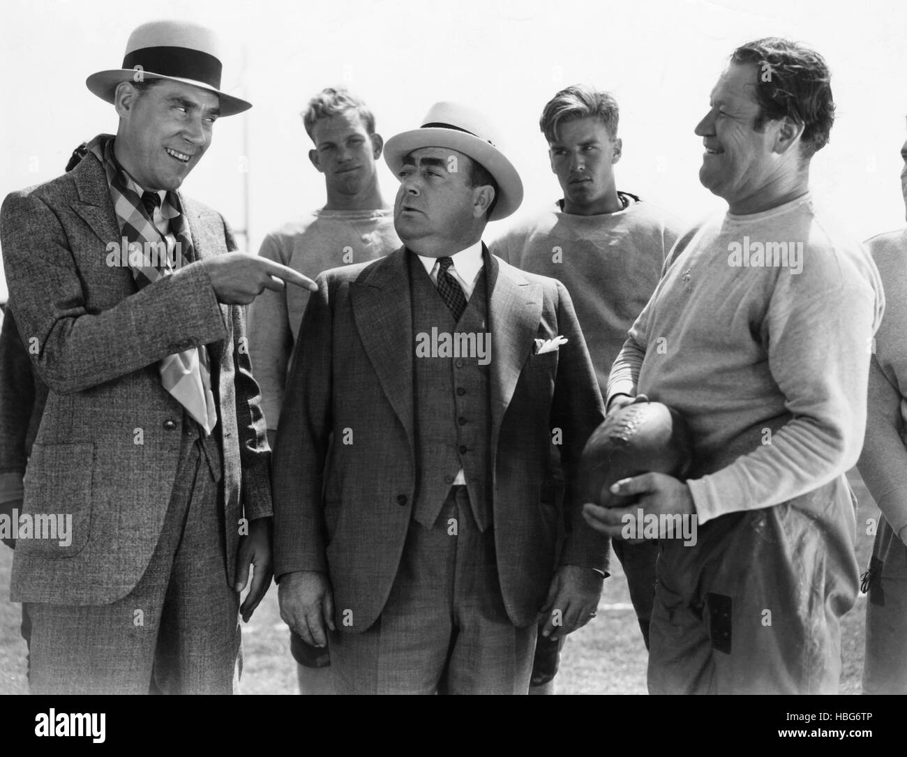 ALWAYS KICKIN', from left: Eddie Dunn, Eugene Pallette, Jim Thorpe ...